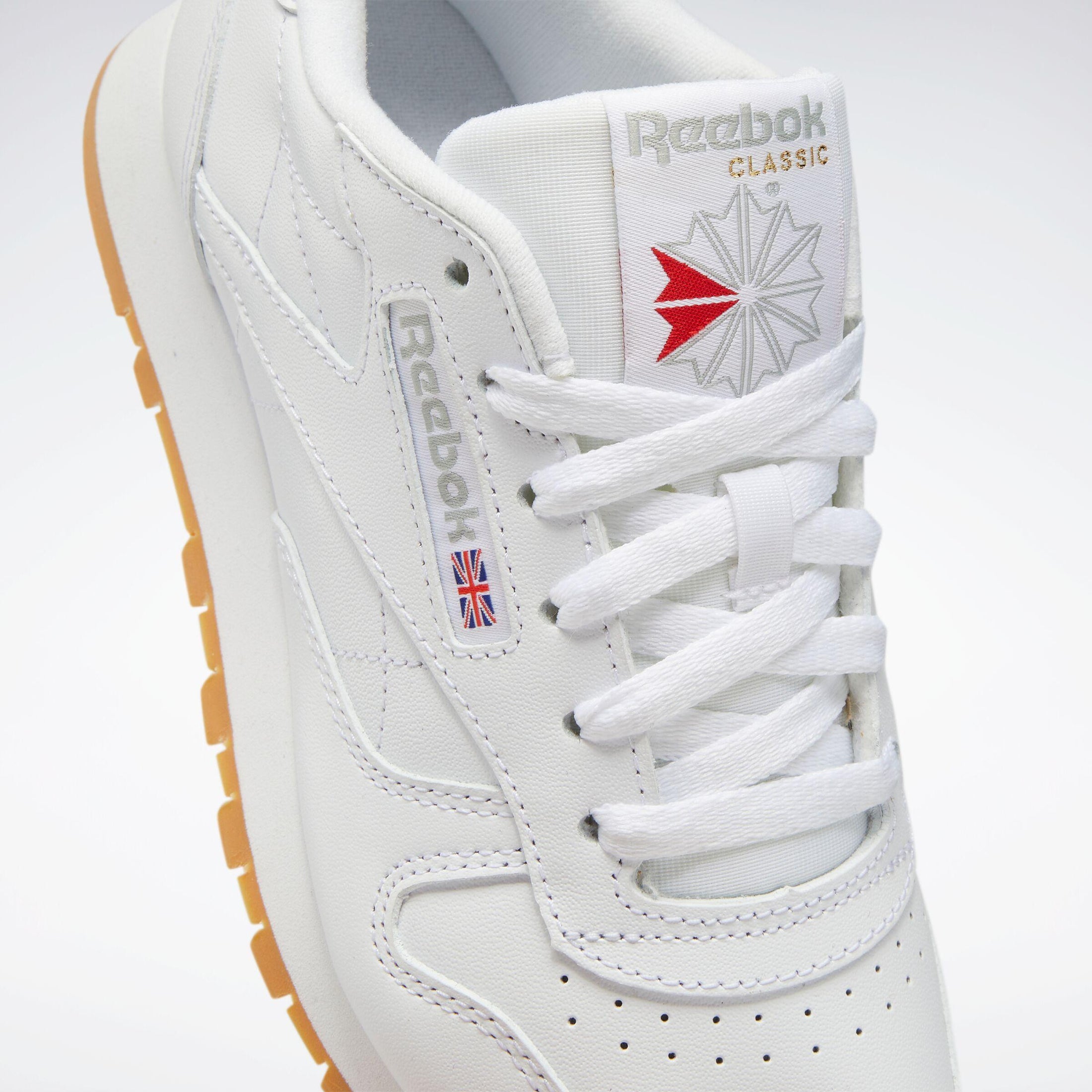 Reebok Footwear Women Classic Leather Shoes FTWR WHT/PURE GRY 3/REEBOK ...