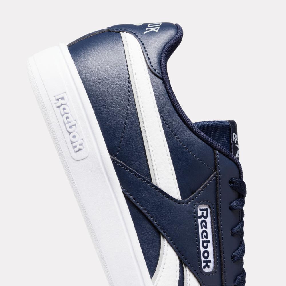 Reebok Footwear Men Court Retro Shoes VECNAV/FTWWHT/PUGRY3 – Reebok Canada